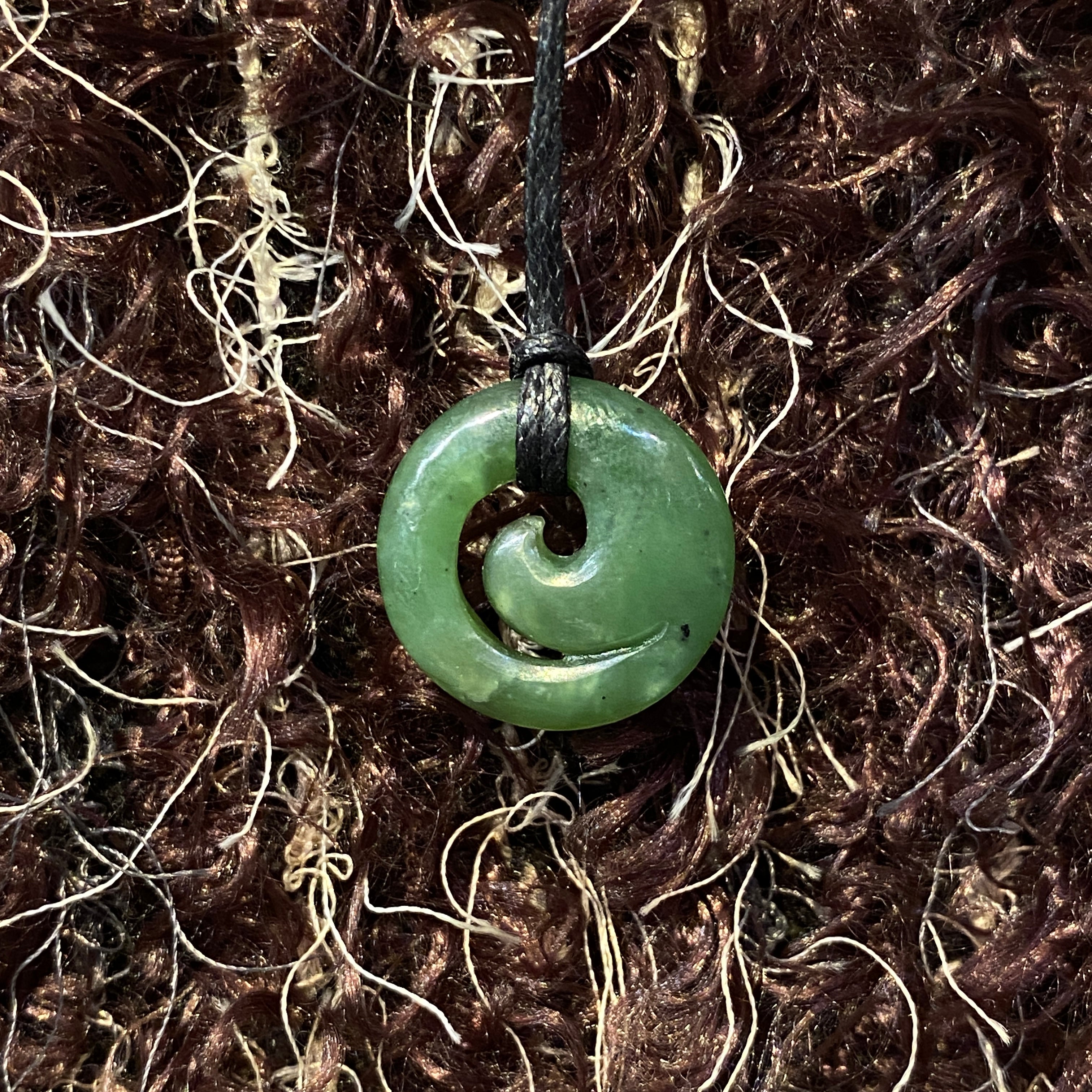 Mini Koru (Spiral) Greenstone pendant – Gift Centre Queenstown